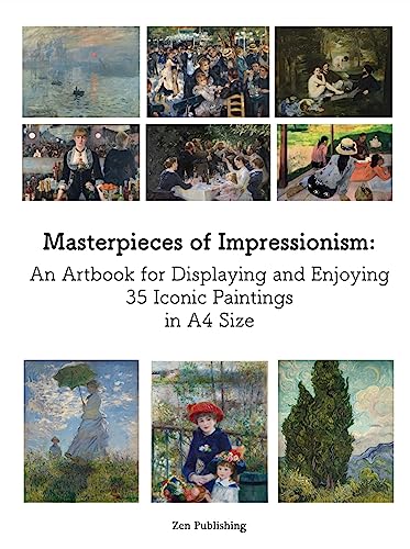 Amazon.com: Masterpieces of Impressionism: An Artbook for Displaying ...