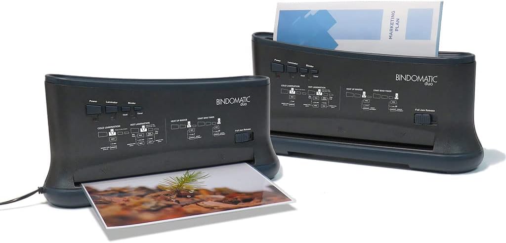 Amazon.com : Coverbind Bindomatic Duo Thermal Binding Machine and Pouch ...