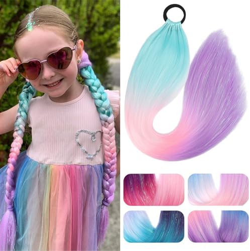 Amazon.com : SEIKEA Colored Hair Extensions, 26" 9 Strands Lightweight ...