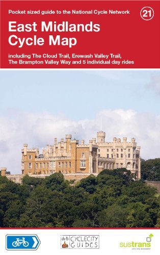 By Sustrans & CycleCity - East Midlands Cycle Map (National Cycle ...