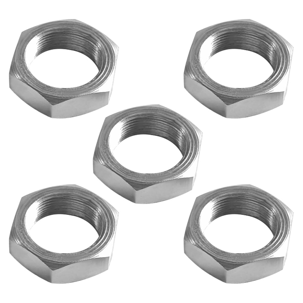 Joywayus 5PCS M16 x 1.0mm Pitch Hex Nuts Aluminium Metric Fine Thread ...