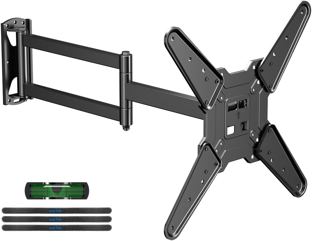 Amazon.com: monTEK Full Motion TV Mount for Most 23-65 Inch Flat Curved ...