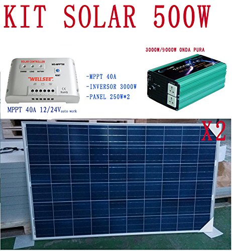 Kit Solar Fotovoltaico 500w