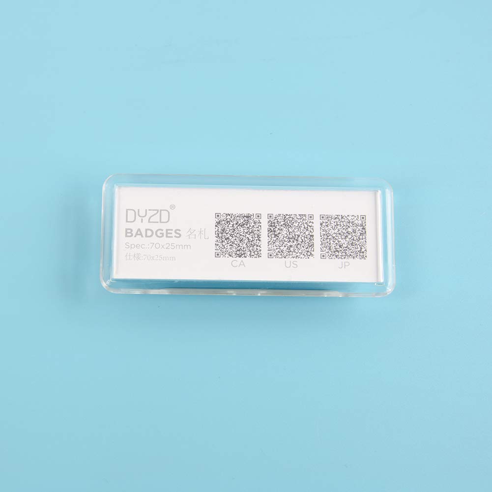 Snapklik.com : DYZD Magnetic Badges Magnet Name Tag Holder Badges Name ...