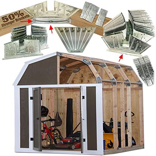 Amazon.com : EZBUILDER 50 Structurally Stronger Truss Design Easy Shed ...