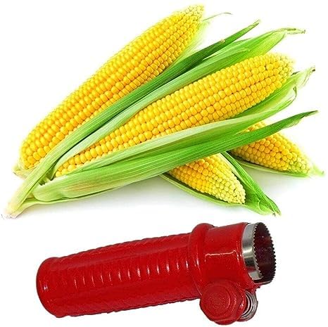 Buy AK Ultimate Plastic and Stainless Steel Sweet Corn Cutter Peeler ...