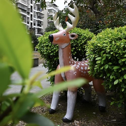 Snapklik.com : Jet Creations Standing Reindeer Caribou Inflatable 74 ...