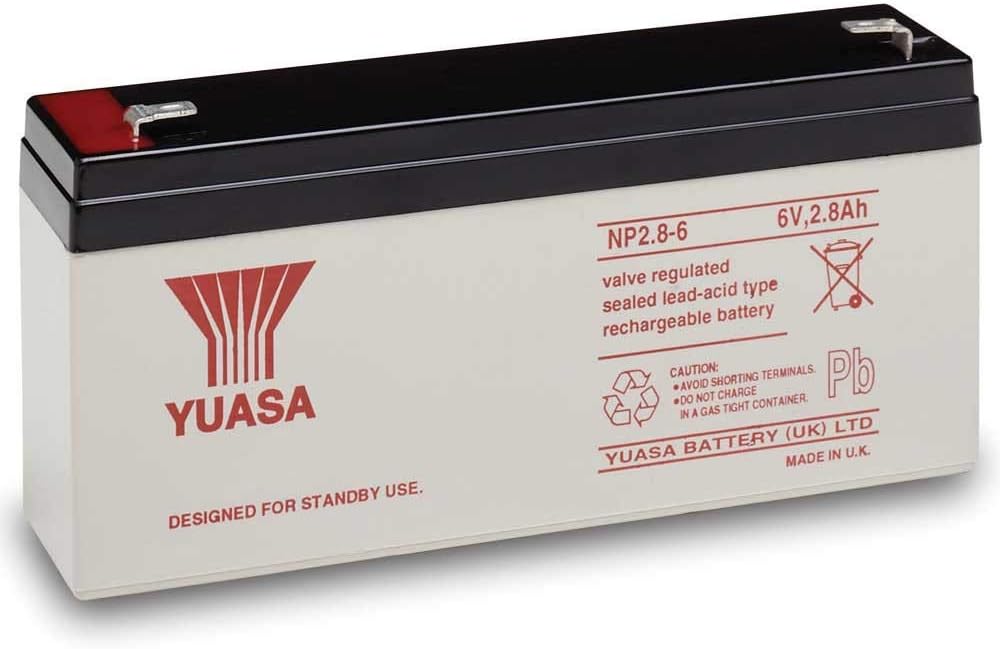 Yuasa - SLA Battery NP1.2-6 6V 1.2Ah YUASA - Battery : Amazon.co.uk ...