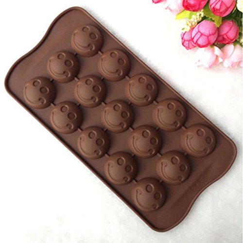 GAZEPO Cake Mold Smiling Face Chocolate Mold Silica Gel DIY Dessert ...
