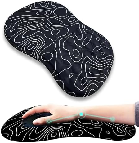 DAWRIS Ergonomic Mouse Pad Wrist Support with Massage Design Mouse Mat ...