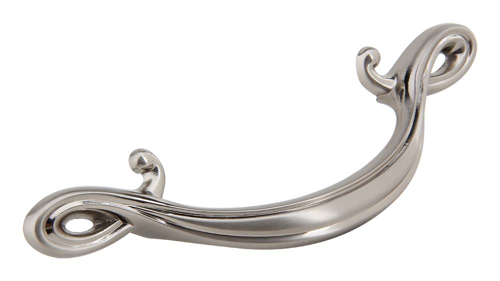 Silverline Cabinet Curved Arch Hardware Handle - Satin Nickel, 4 ...