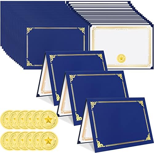 Amazon.com : 72 Pcs Certificate Kit includes 24 Pcs Certificate Holders ...