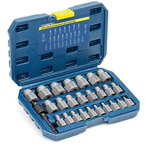 Amazon: 27PCS Screw Extractor Set, Easy Out Bolt Extractor kit with 3/8 ...