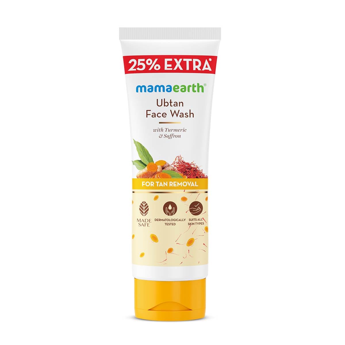 Mamaearth Ubtan Natural Face Wash For all Skin Type with Turmeric ...