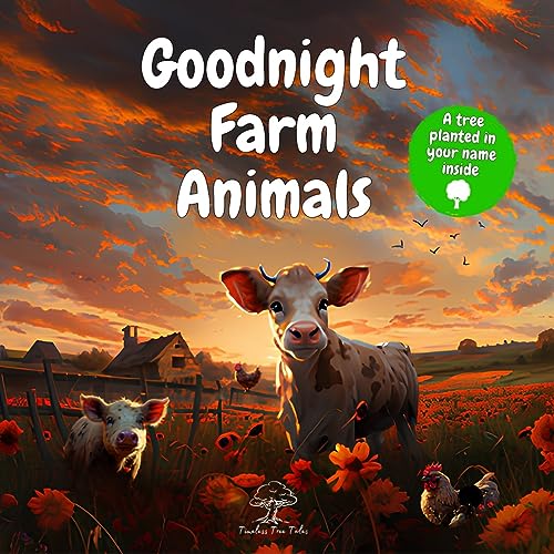 Amazon.com: Goodnight Farm Animals: A Peaceful Bedtime Baby Story Book ...