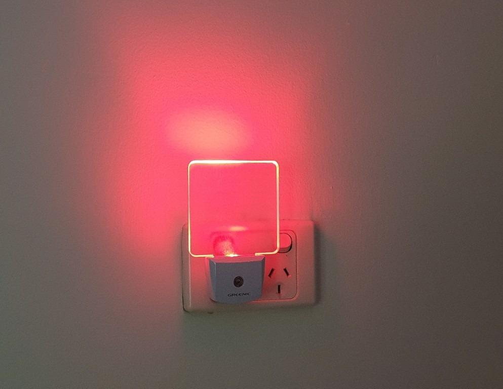 2 Pack Greenic Auto On Off LED Plug in Night Light Lamp with Dusk to ...