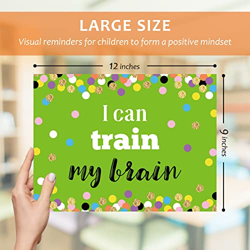 Buy Growth Mindset Posters Bulletin Board Decorations, 20 Pcs Positive ...