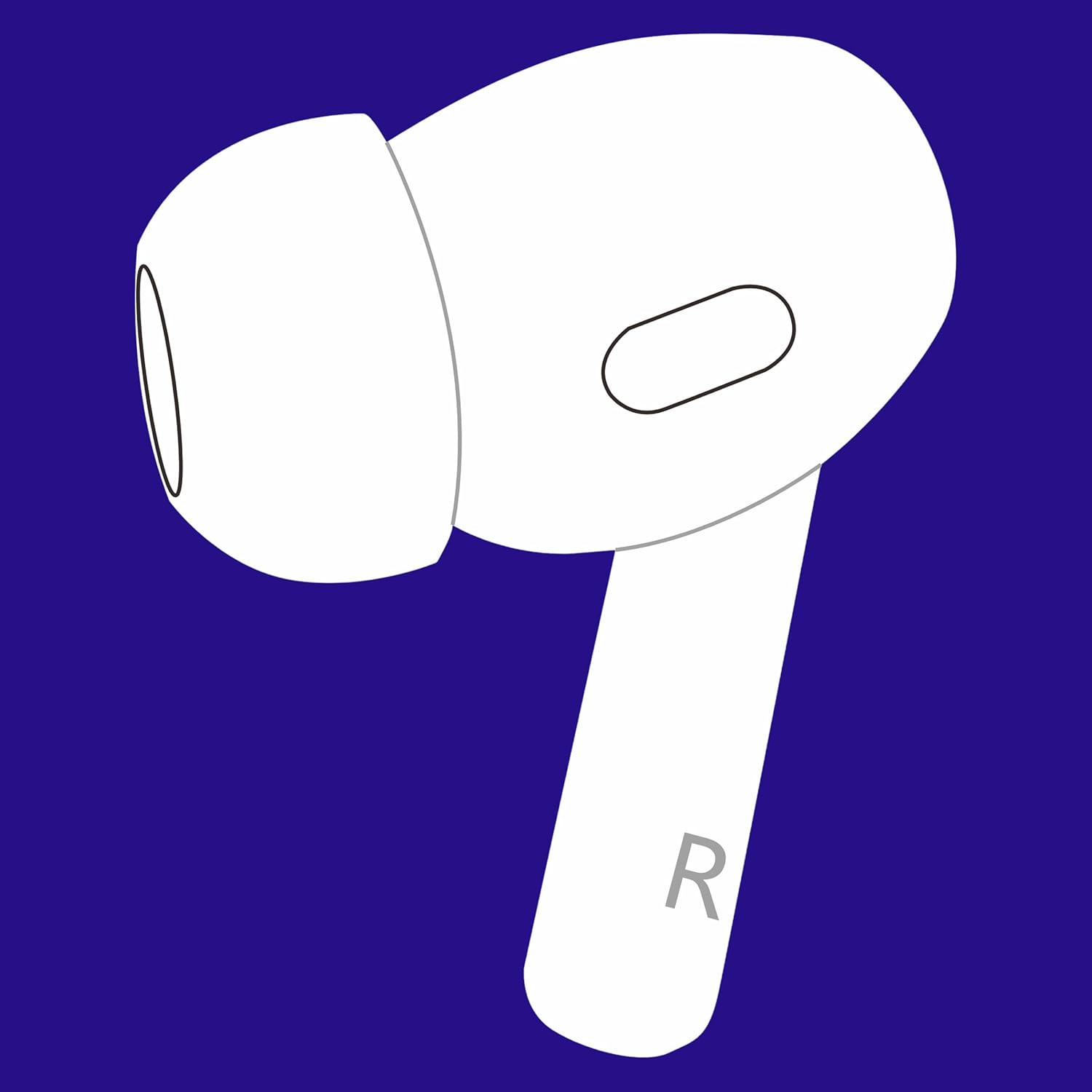 Amazon.com: Meenova Single Right Earbud Replacement A2698 for Pods Pro ...