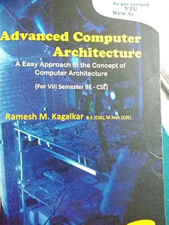 Advance computer architecture , VTU syllabus : Amazon.in: Books
