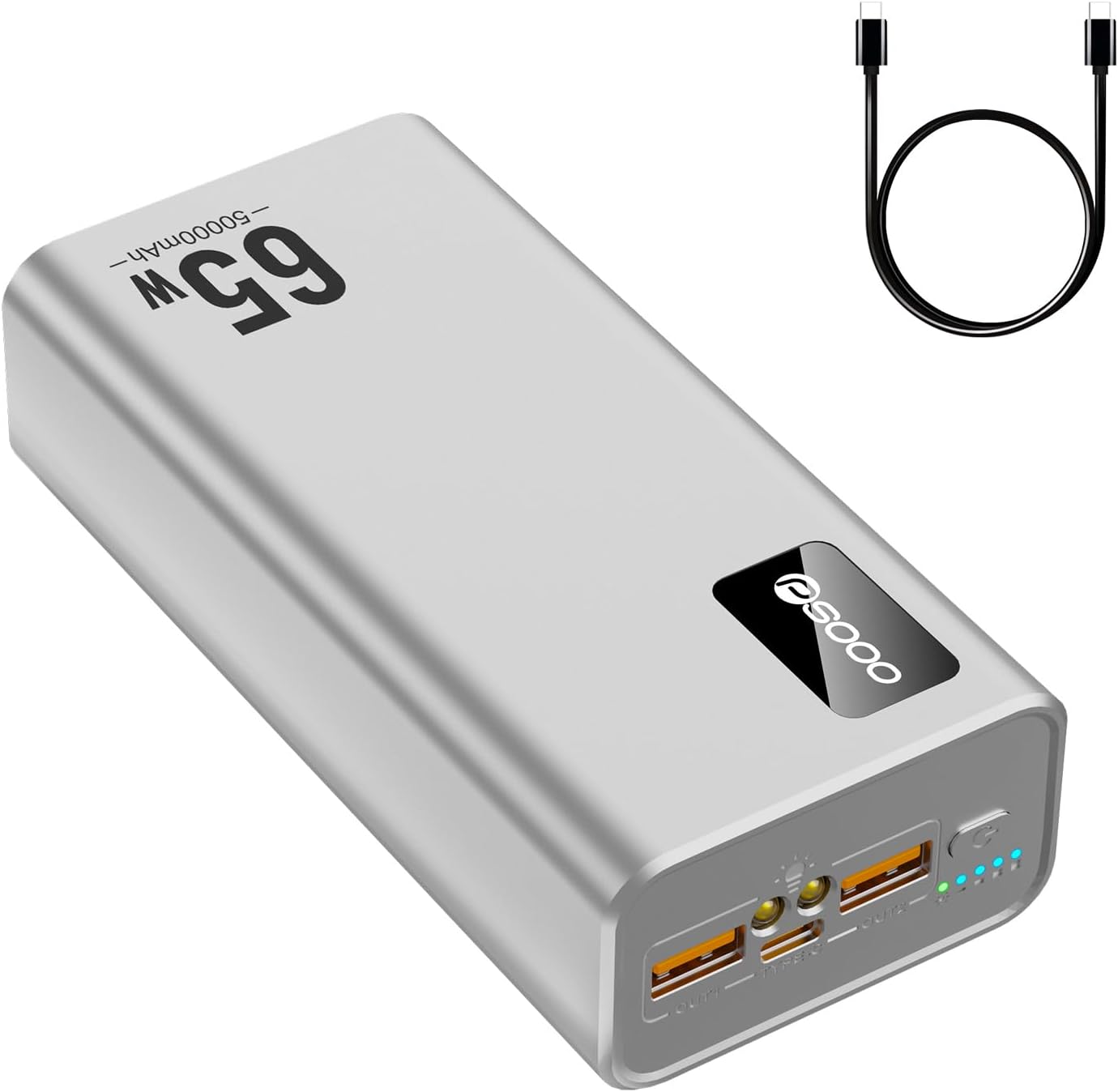 Amazon.com: Power Bank Fast Charging 50000mAh, 65W Laptop Portable ...