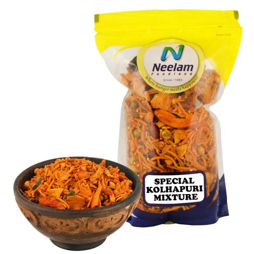Neelam Foodland Kolhapuri Mixture, 400G : Amazon.in: Grocery & Gourmet ...
