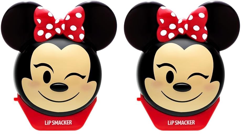 Amazon.com : Lip Smacker Disney Minnie Mouse Emoji Lip Balm, Strawberry ...