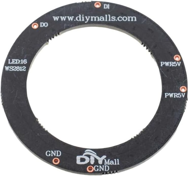 12 bits WS2812 RGB LED anillo SMD 5050 LED direccionable cadena ...