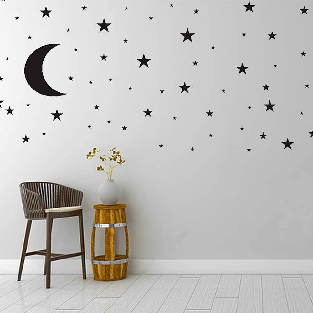 Amazon.com: The Boho Design Stars Wall Decals Peel and Stick for Kids ...