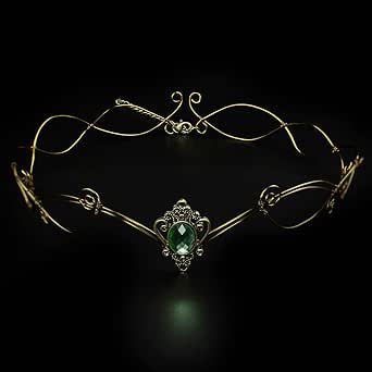 Tiara de elfo del bosque hecha a mano con coronas y tiaras de elfo para ...