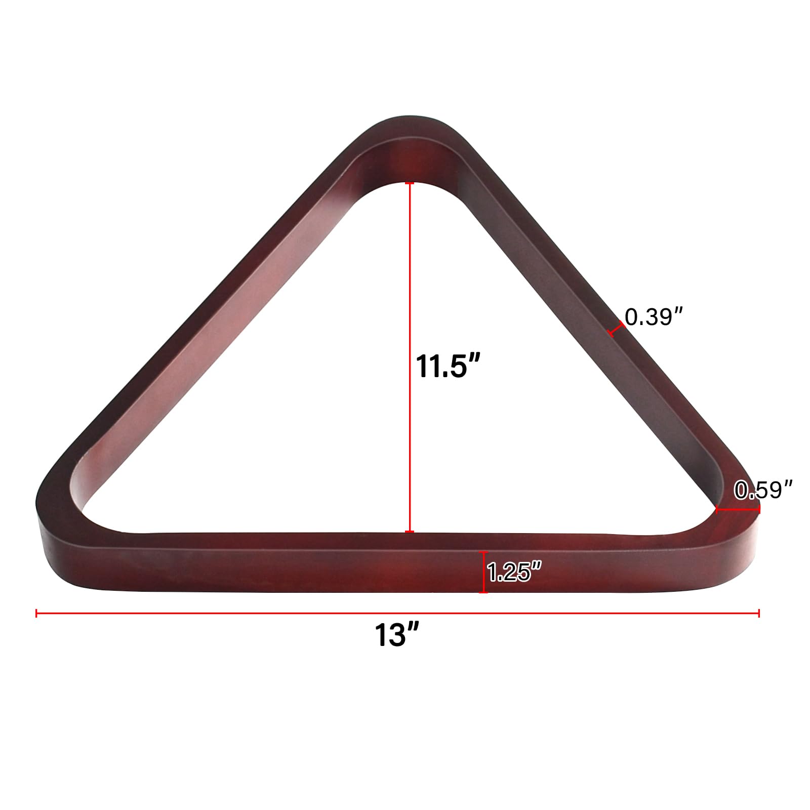 Snapklik.com : MoyanSuper Solid Wood Pool Ball Rack Billiard Ball ...