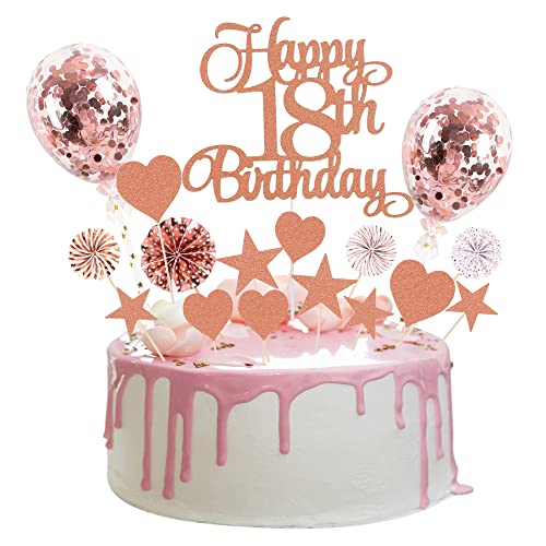 Elegantes Tortendeko Zum 18 Geburtstag Bilder