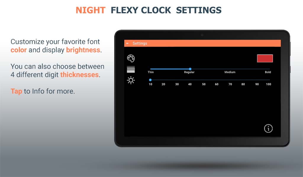 Digital Flexy Clock - App on Amazon Appstore