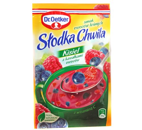 Amazon.com : Dr Oetker Slodka Chwila Kisiel Forest Fruit 5-pack 5x31.5g ...