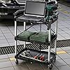 Amazon.com: FUTURELAB Portable Folding Service Cart - 3 Tier 330LBS Capacity - Rolling Cart ...