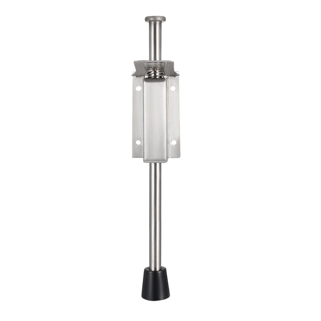 sourcingmap Stainless Steel Brushed Easy-Step Door Stop Spring Loaded ...