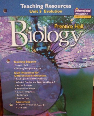 Unit 5: Evolution; Teaching Resources (Biology): Prentice Hall ...