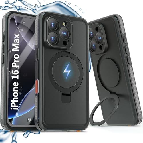Amazon.com: Oterkin Waterproof for iPhone 16 Pro Max Case fit for ...