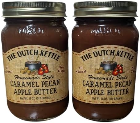 Amazon.com: The Dutch Kettle Amish Homemade Jam & Jelly – Two Pack (18 ...