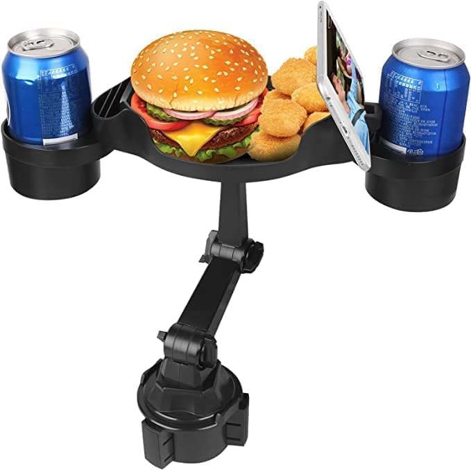 Olpad Car Cup Holder Expander, Car Food Tray, 360° Rotation Detachable ...