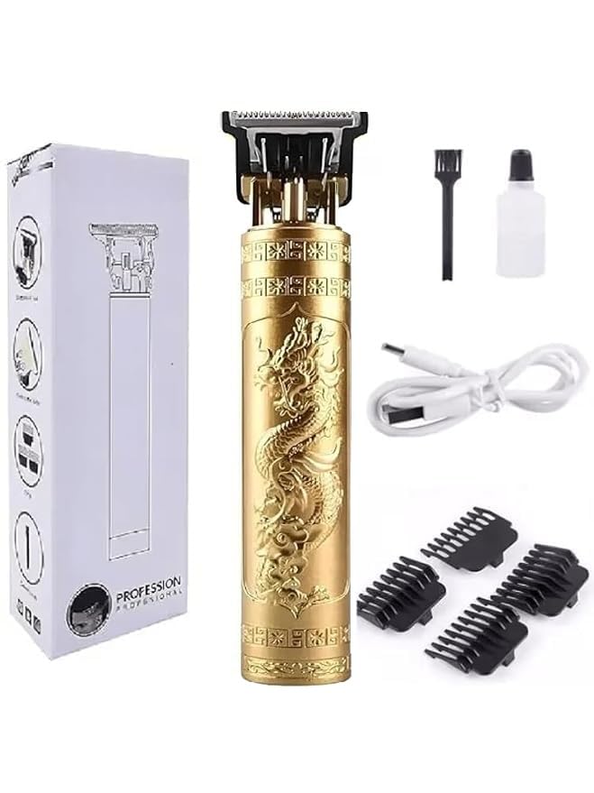 Dragon Style Cordless Trimmer for Men | Rechargeable Hair Clipper with ...