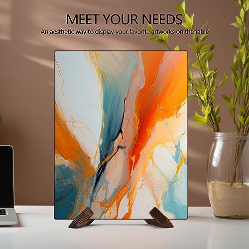 JETFLIP Wooden Display Stand, Collapsible Plate Holder Display Stand ...
