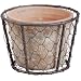 Esschert Design AT10 Aged Terracotta Pot in Wire Basket : Amazon.co.uk ...