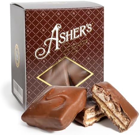 Amazon.com : Asher's Chocolates, Large Milk Chocolate Coated S'mores ...