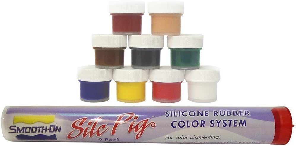 Amazon.com: 8 Colors Silicone Rubber Pigment Liquid Silicone Coloring ...