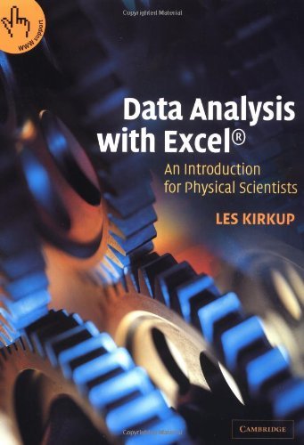 Data Analysis with Excel: An Introduction for Physical Scientists: 1st ...