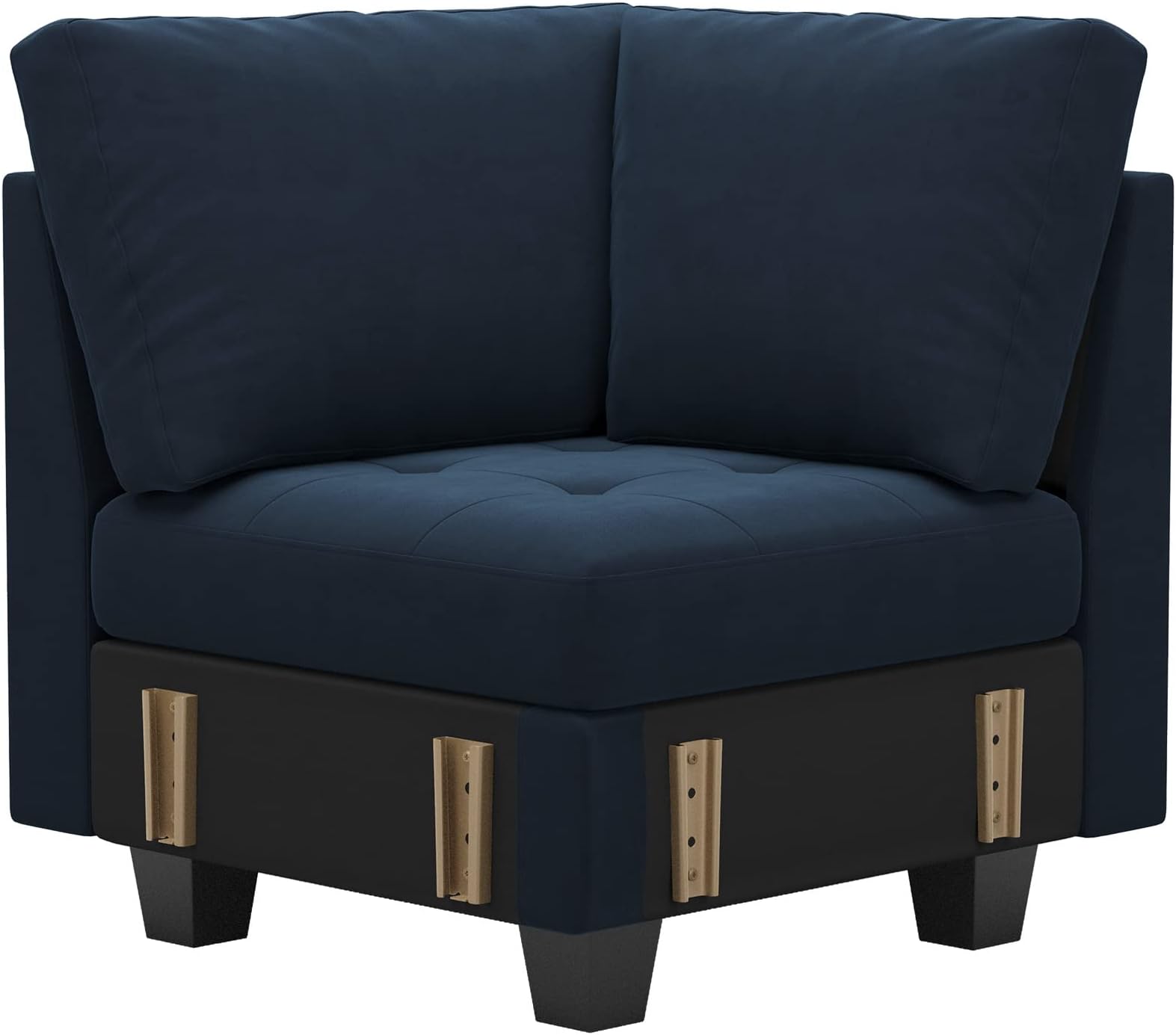 Amazon.com: Belffin Velvet Corner Seat Module for Modular Sectional ...