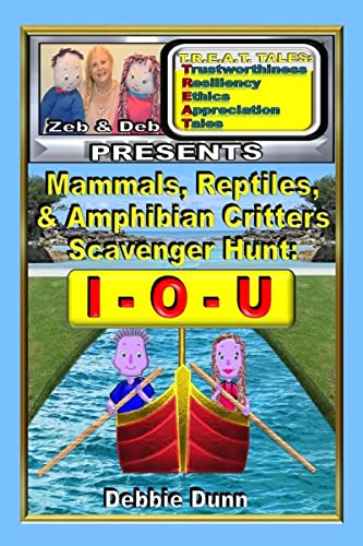Mammals, Reptiles, & Amphibian Critters Scavenger Hunt: I-O-U (Zeb and ...