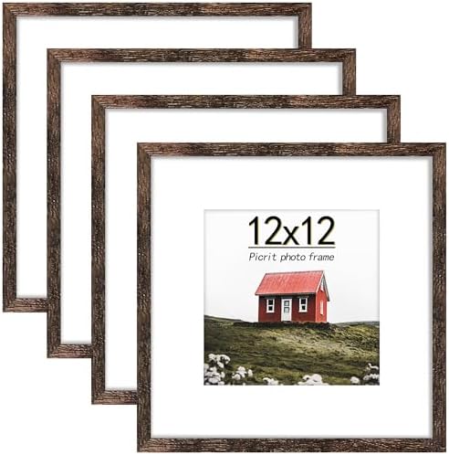 Amazon.com - Picrit 12x12 Picture Frame Set of 4, Made of High ...
