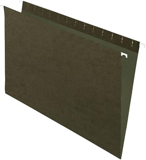 Pendaflex Hanging File Folders, Legal Size, Standard Green, 10-Pack ...