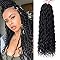 Amazon.com : Goddess Locs Crochet Hair - 6 Packs 20 Inch Curly Faux ...